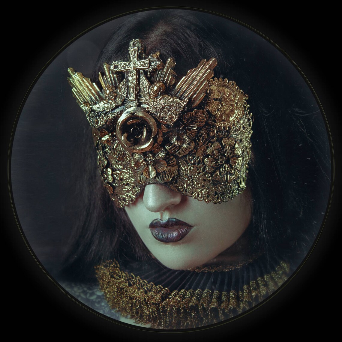 Holy Cross Blind Mask | Etsy