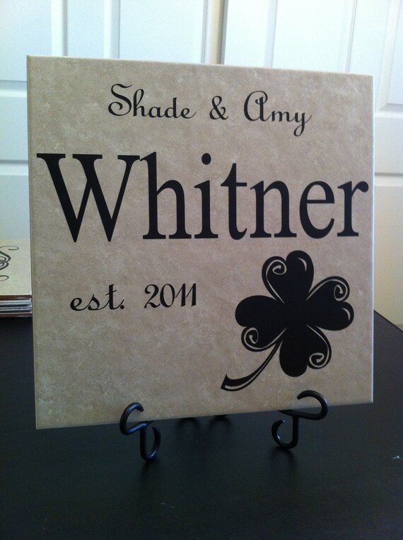 Personalized Name Tiles