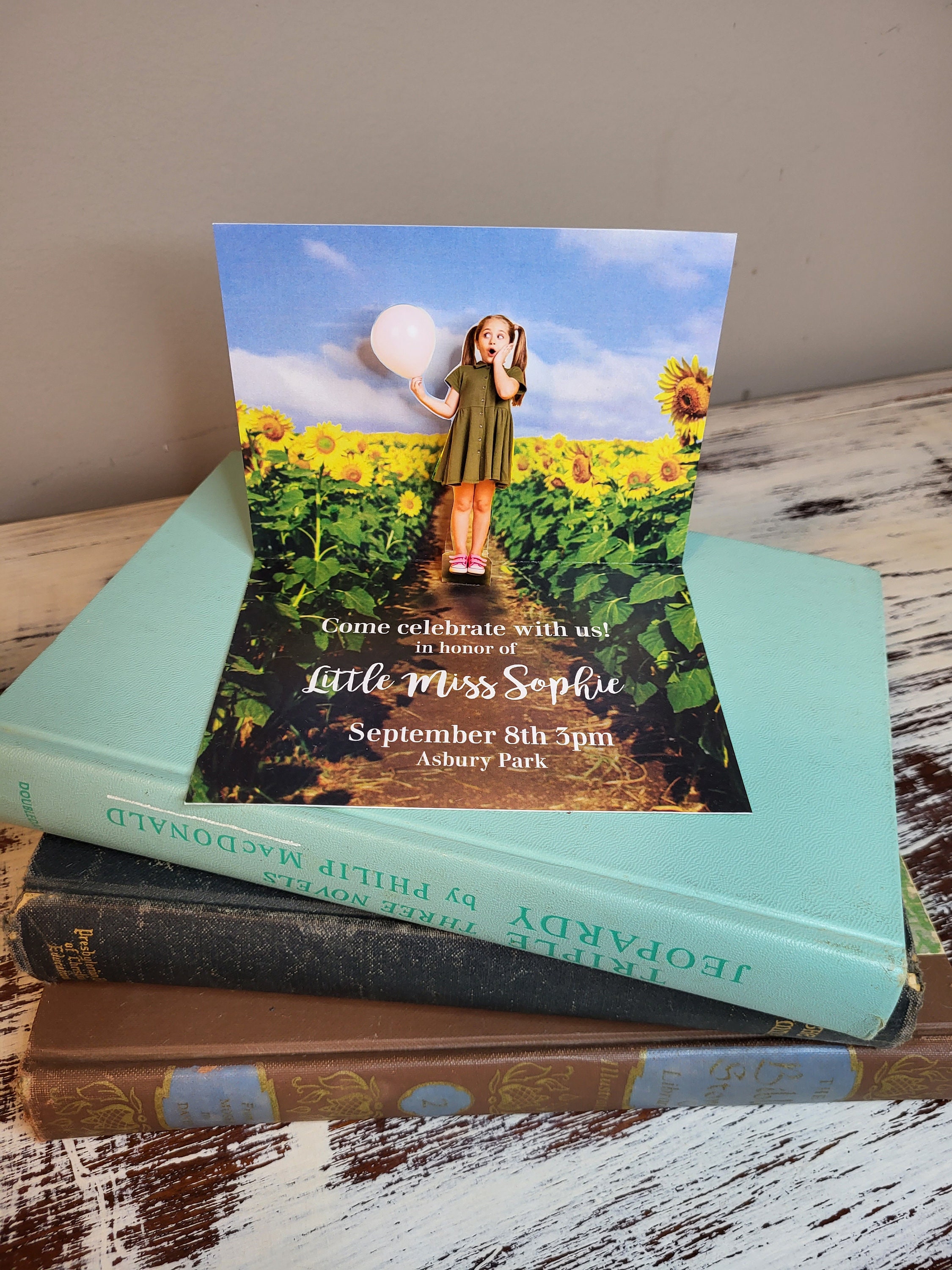 Custom 3D Pop up Birthday Invitations - Etsy