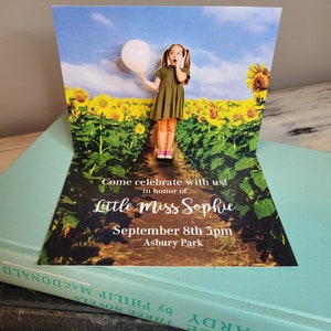 Custom 3D Pop up Birthday Invitations - Etsy