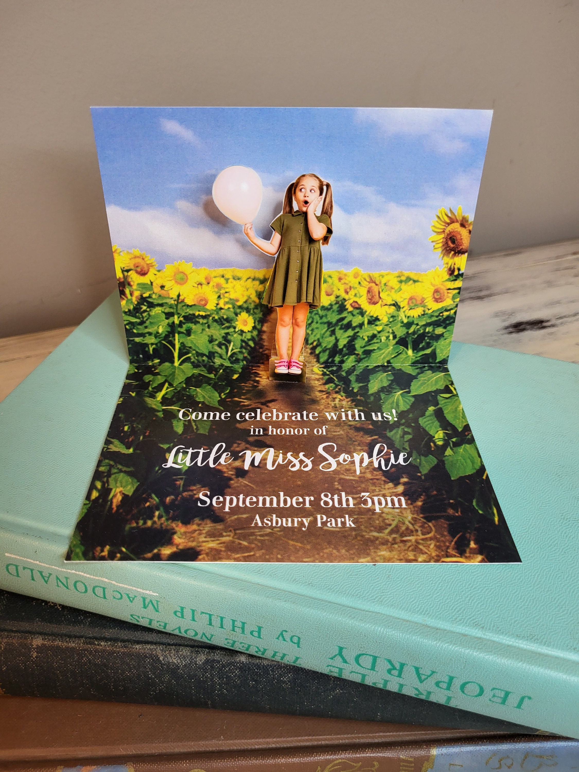 Custom 3D Pop up Birthday Invitations - Etsy