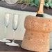Eco Natural Cork Champagne Ice Bucket, Wine Ice Bucket, Champagne ...