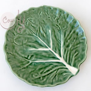 Handmade Ceramic Cabbage Leaf Dish, Ceramic Dish, Cabbage Leaf Plate ...
