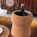 Eco Natural Cork Champagne Ice Bucket, Wine Ice Bucket, Champagne ...