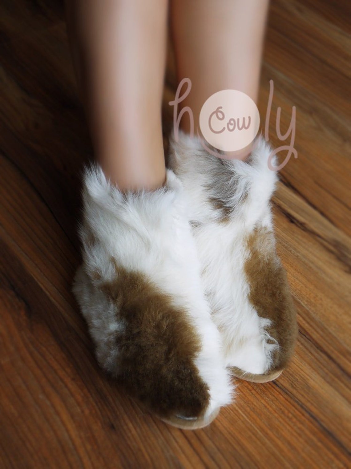 Handmade Sheepskin Slippers, Leather Slippers, Womens Slippers, Boho ...