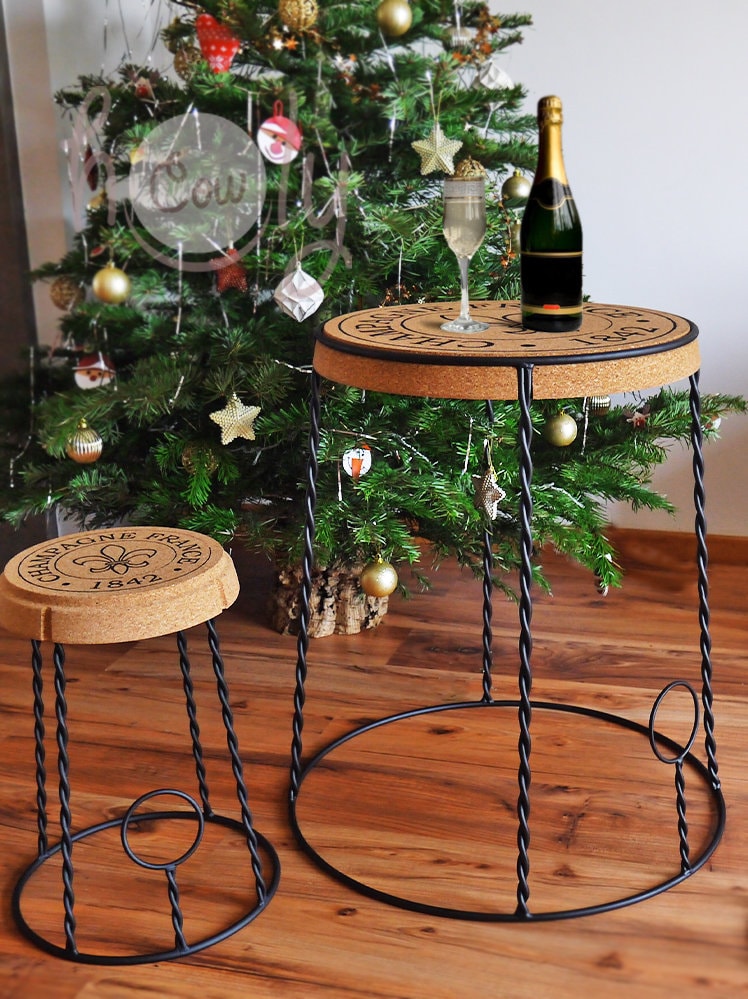 Champagne Stools and Champagne Tables Made From Eco Friendly | Etsy