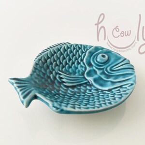 Handmade Small Ceramic Fish Dish, Fish Plate, Ceramic Fish Plate, Fish ...