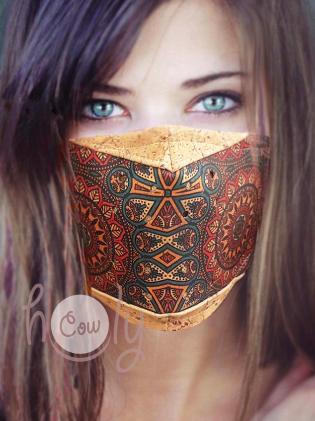 Eco Friendly Reusable Cork Face Mask With 10 Filters and A Comfortable ...