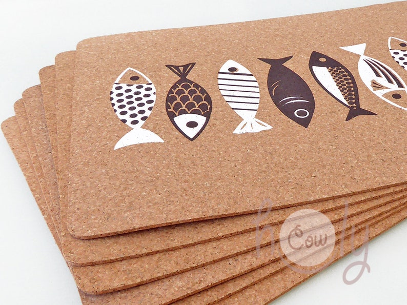 Handmade Rectangular Large Natural Eco Friendly Fish Cork - Etsy