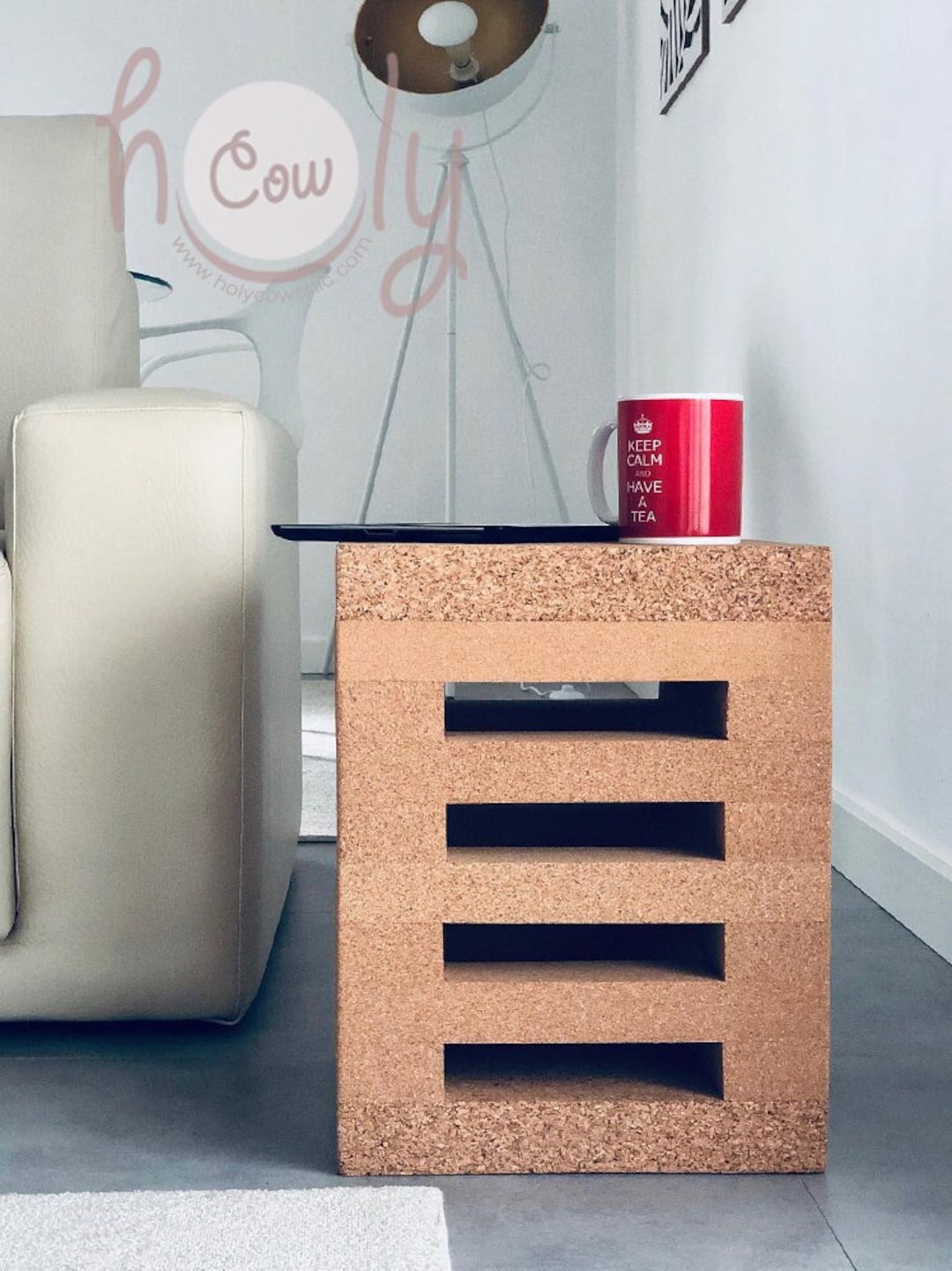 Handmade Eco Friendly Small Brown Cork Stools or Side Tables, Cork ...