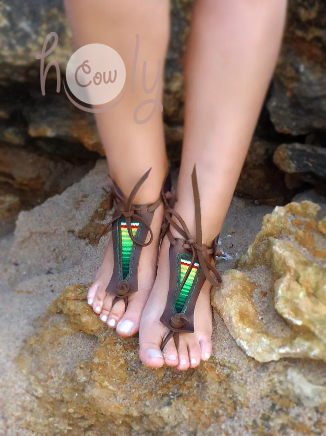 Handmade Serape Sandals, Leather Sandals, Barefoot Sandals, Mens ...