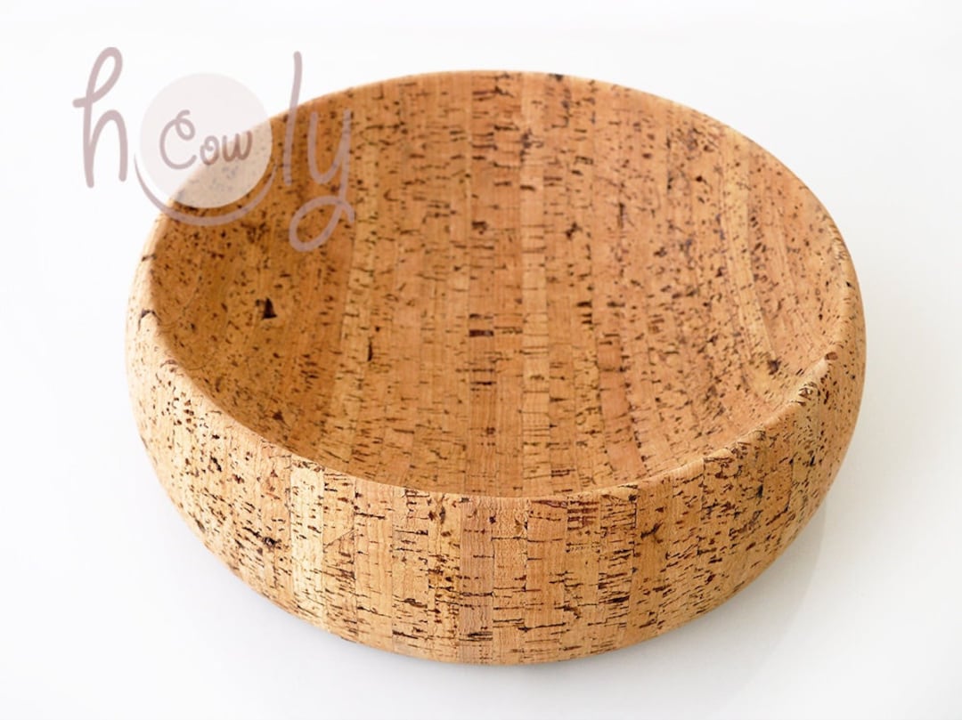 Eco Friendly Natural Cork Bark Bowl, Cork Bowl, Rustic Bowl, Natural ...