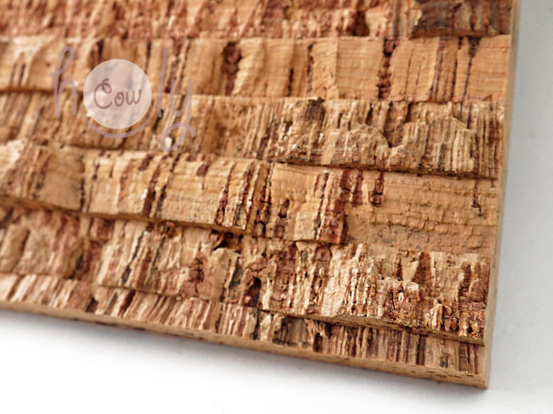 Extra Large 90cm X 30cm Eco Friendly Natural Thick 3D Raw Natural Cork ...