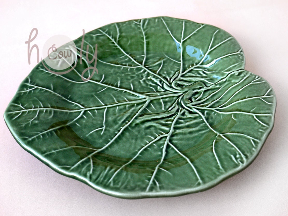 Handmade Ceramic Tomato Bowl With Cabbage Leaf Plate Ceramic - Etsy