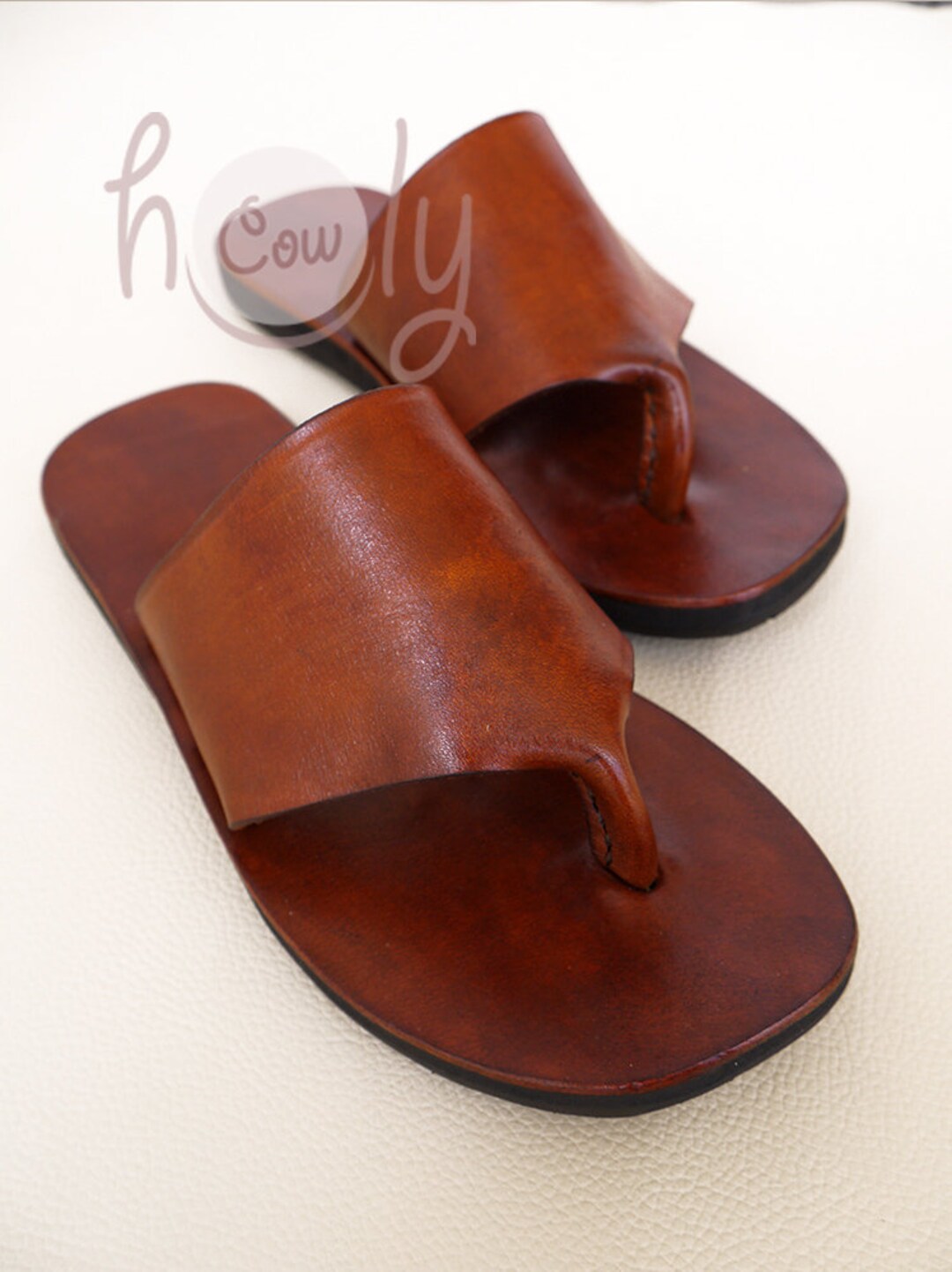 Handmade Leather Sandals, Brown Leather Sandals, Womens Sandals, Boho ...