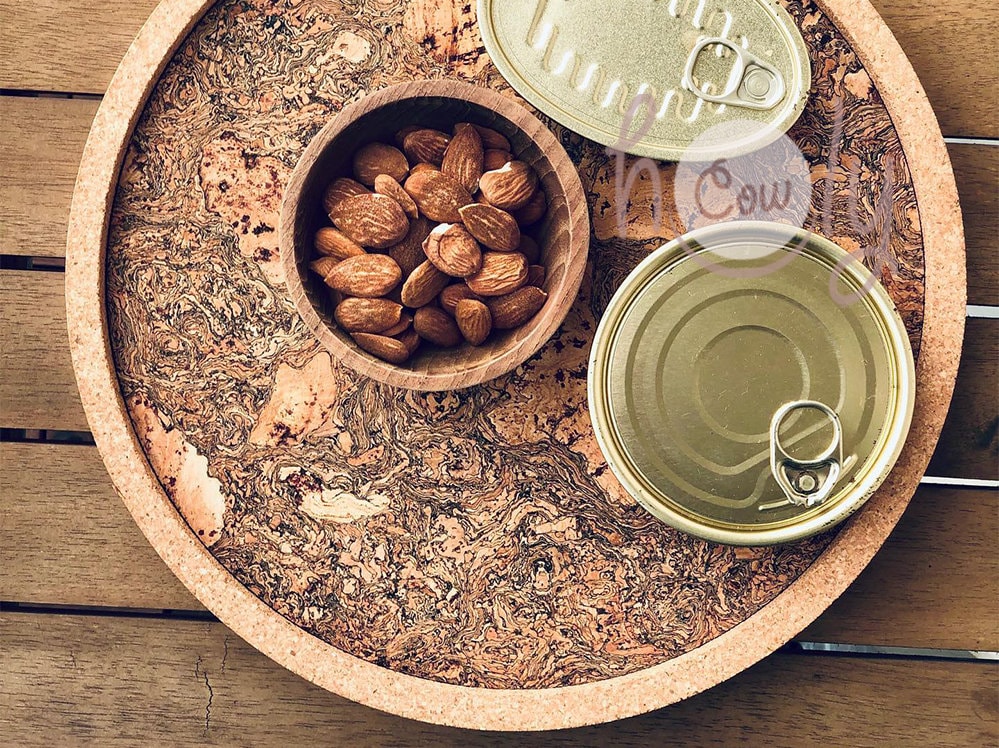 Rustic Tray Eco Tray Tray Decorative Circular Tray Handmade Circular ...