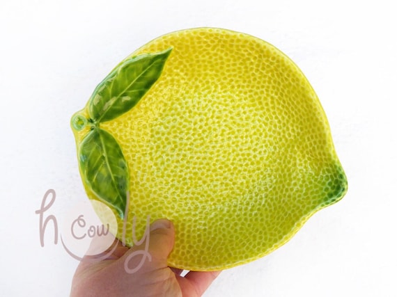 Handmade Ceramic Lemon Dish Ceramic Dish Lemon Plate - Etsy
