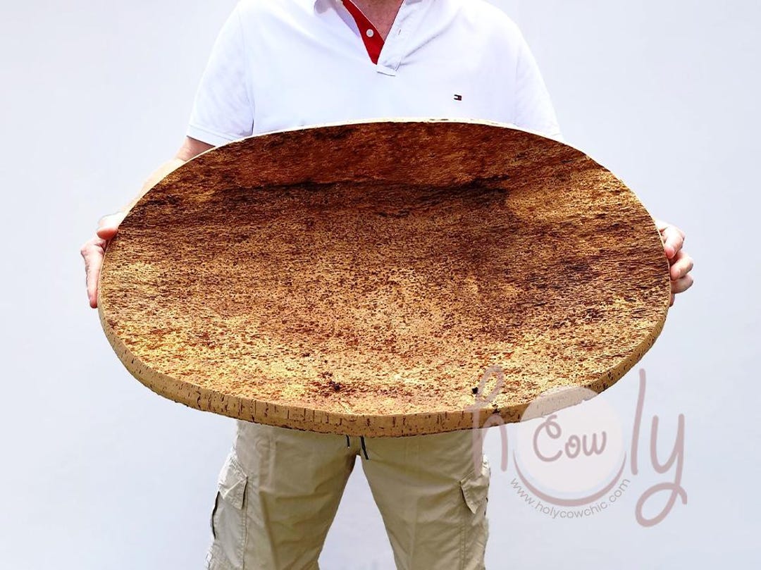 Large Eco Friendly Natural Cork Bark Bowl, Cork Bowl, Rustic Eco Bowl ...