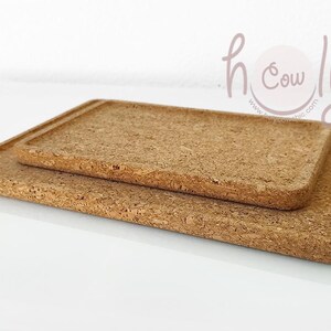 Handmade Eco Friendly Natural Rectangular Cork Bark Tray, Cork Tray ...