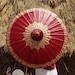 Hand Painted Red Waterproof Parasol With FREE Umbrella Bag, Red ...