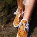 White Leather Inca Boots, White Leather Boots, Hippie Boots, Gypsy ...