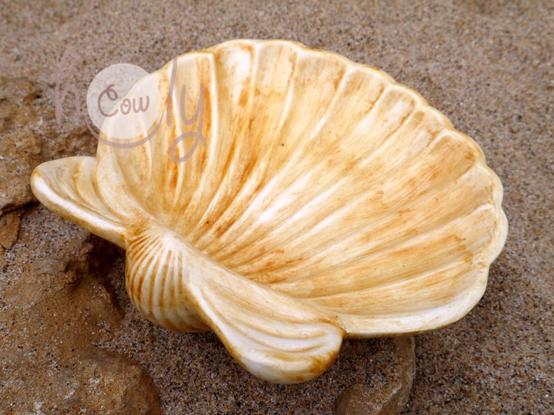 Handmade Large Ceramic Sea Shell Dish - Etsy