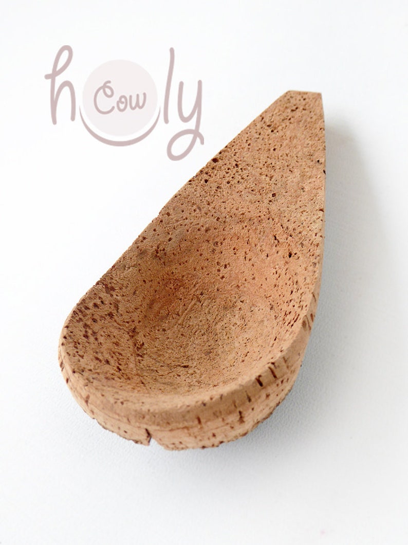 100% Natural Rustic Eco Friendly Sustainable Cork Bark Spoon | Etsy