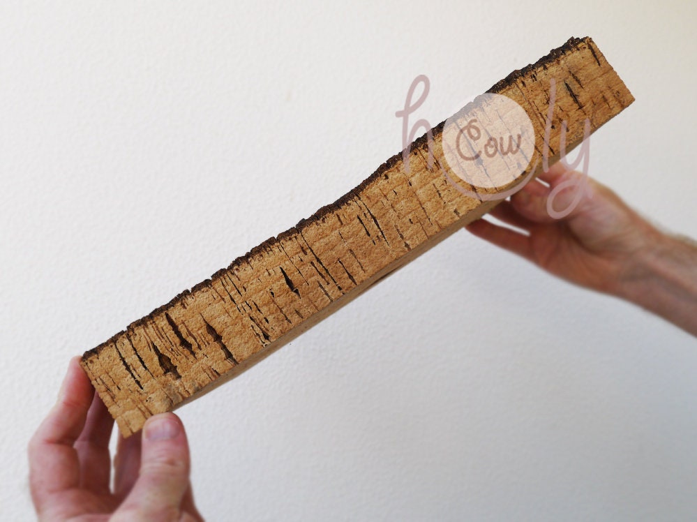 Handmade Square Natural Eco Friendly Cork Wall Clock Rustic | Etsy