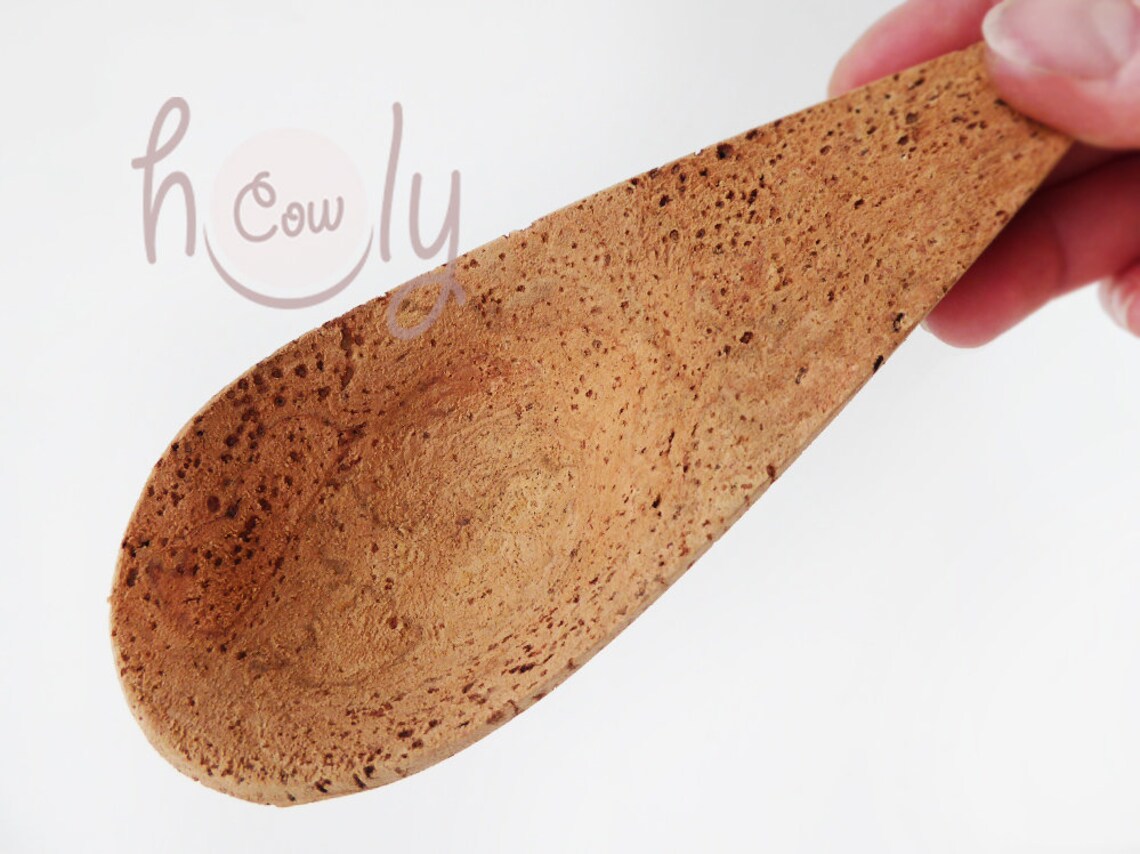 100% Natural Rustic Eco Friendly Sustainable Cork Bark Spoon | Etsy