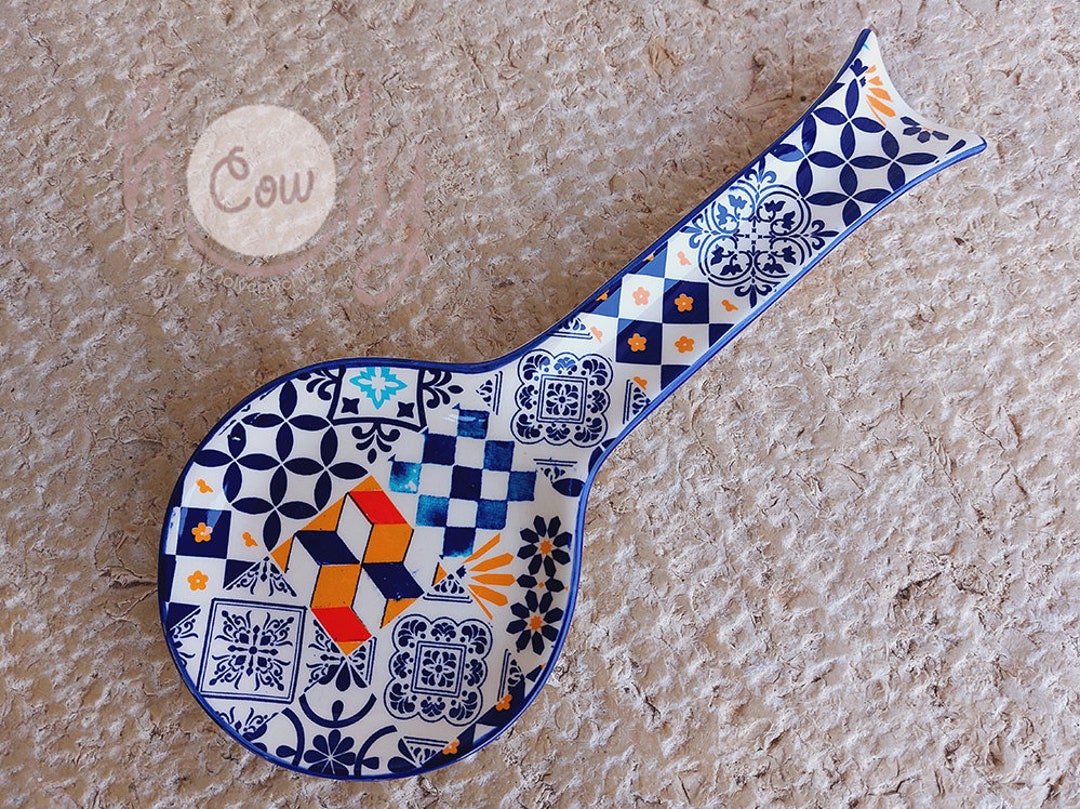 Ceramic Spoon Holder With Traditional Portuguese Patterns, Traditional ...