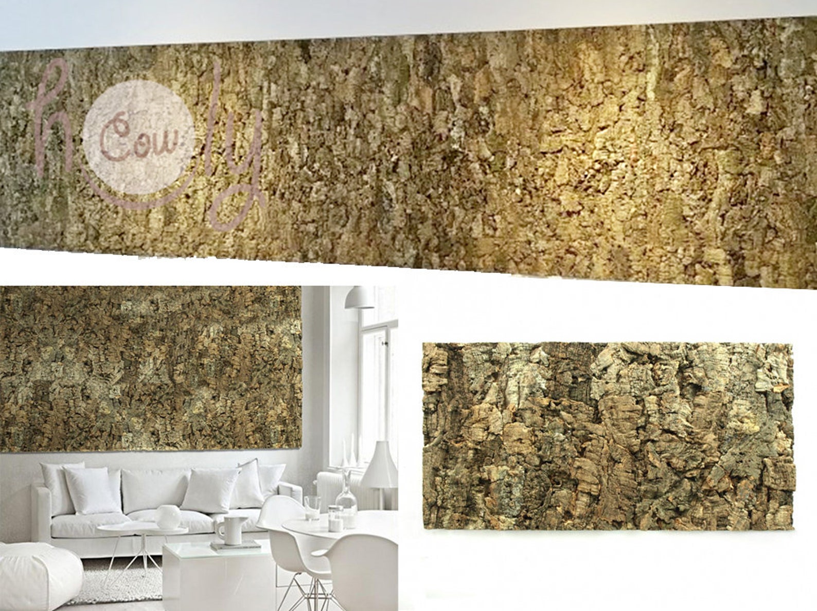 Large Eco Friendly Natural Thick 3D Cork Bark Tiles Large - Etsy