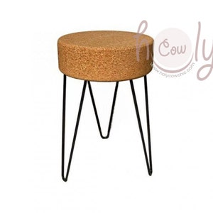 Stools Made From Eco Friendly Cork With Metal Legs, Bar Stool, Bar ...