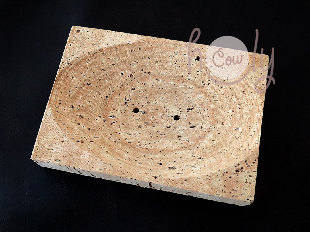 Natural Eco Friendly Cork Soap Dish, Rustic Soap Dish, Cork Soap Dish ...