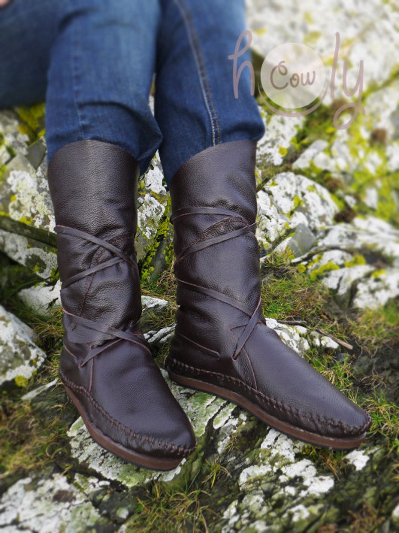 Brown Leather Moccasins Womens Moccasins Mens Moccasins - Etsy