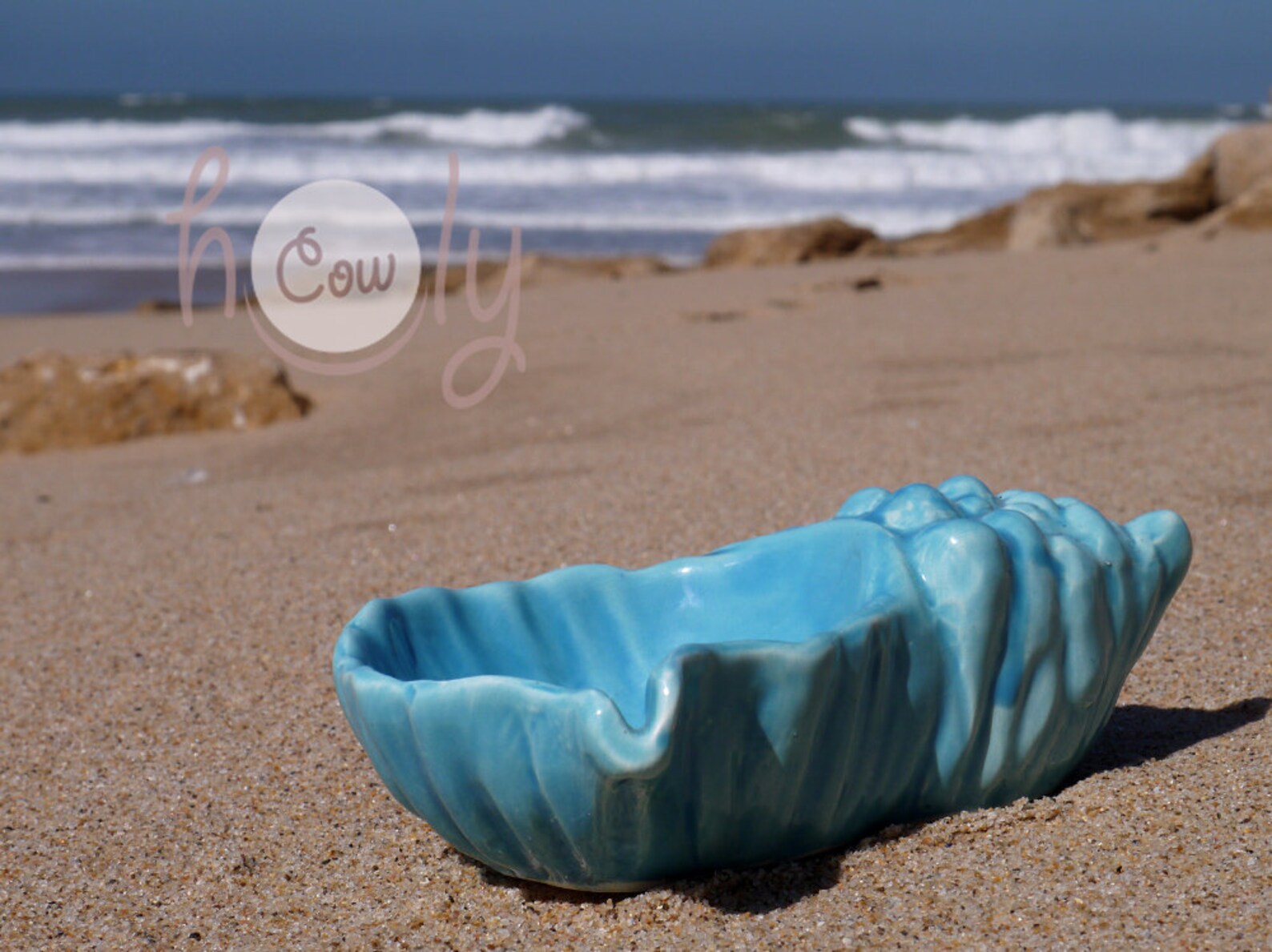 Handmade Large Ceramic Sea Shell Dish - Etsy