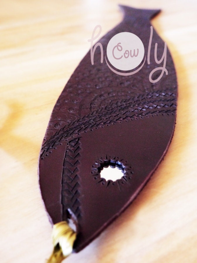 Beautiful Large Wall Hanging of A Hand Carved Leather Fish - Etsy