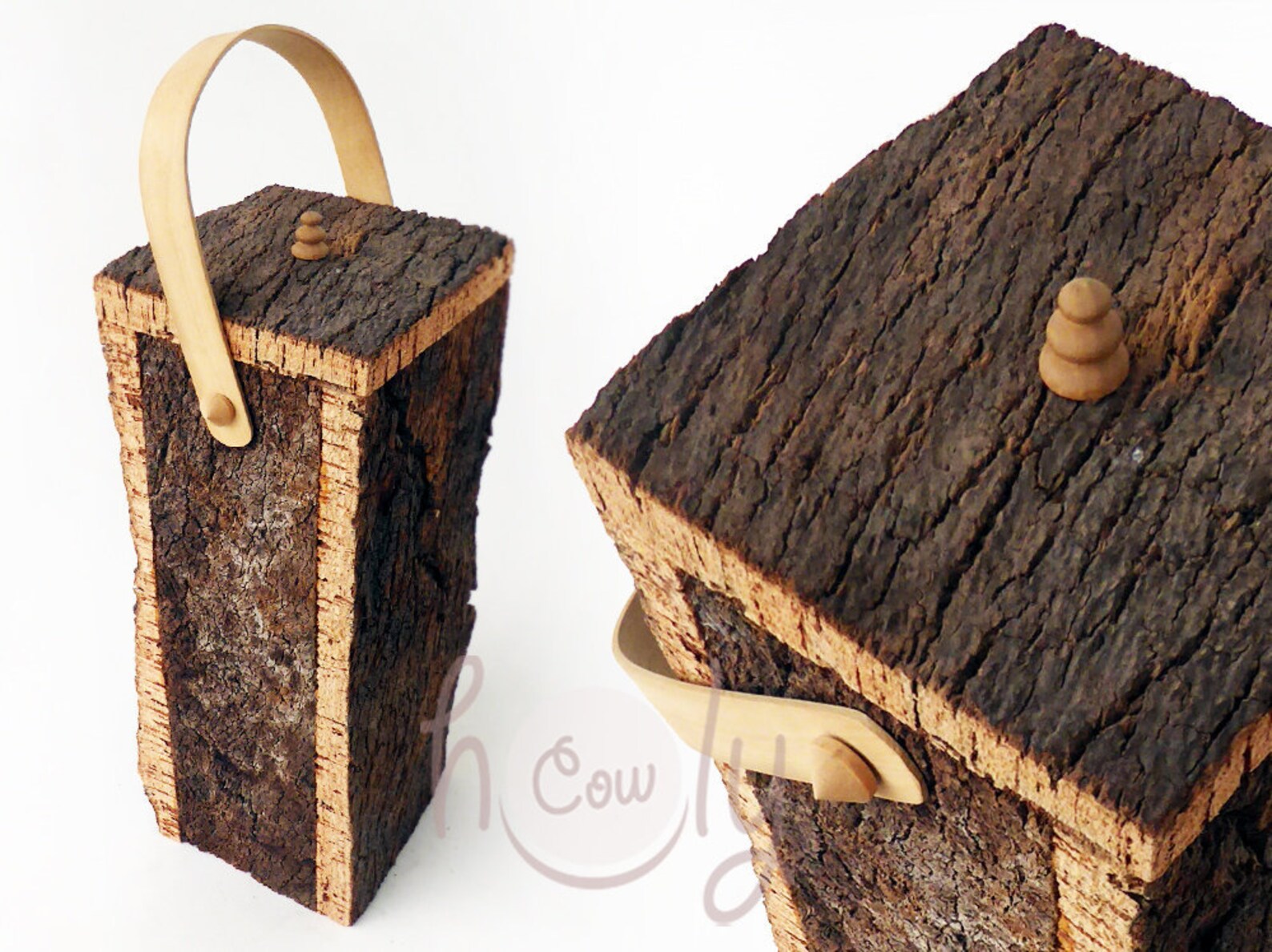 Eco Friendly And 100% Natural Large Cork Bark Wine Holder | Etsy