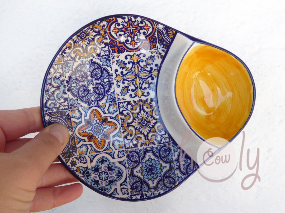 Handmade Ceramic Portuguese Tiles Olive Dish - Etsy