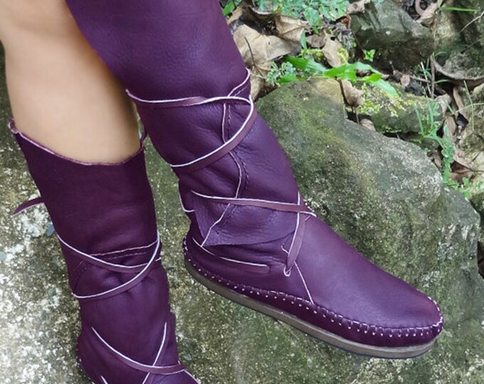 Scandinavian Wool Felt Boots Sami Boots Gray Lappish Boots Scandinavian ...