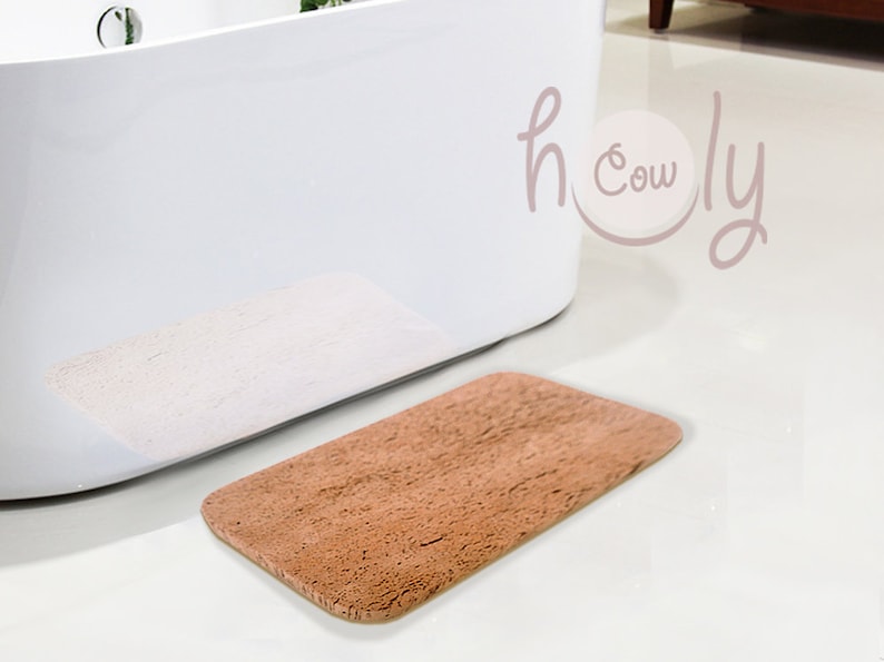 Handmade Natural Eco Friendly Cork Bath Mat Large Cork Pot | Etsy