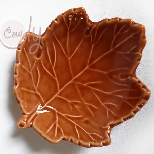 Ceramic Leaf Plate - Etsy