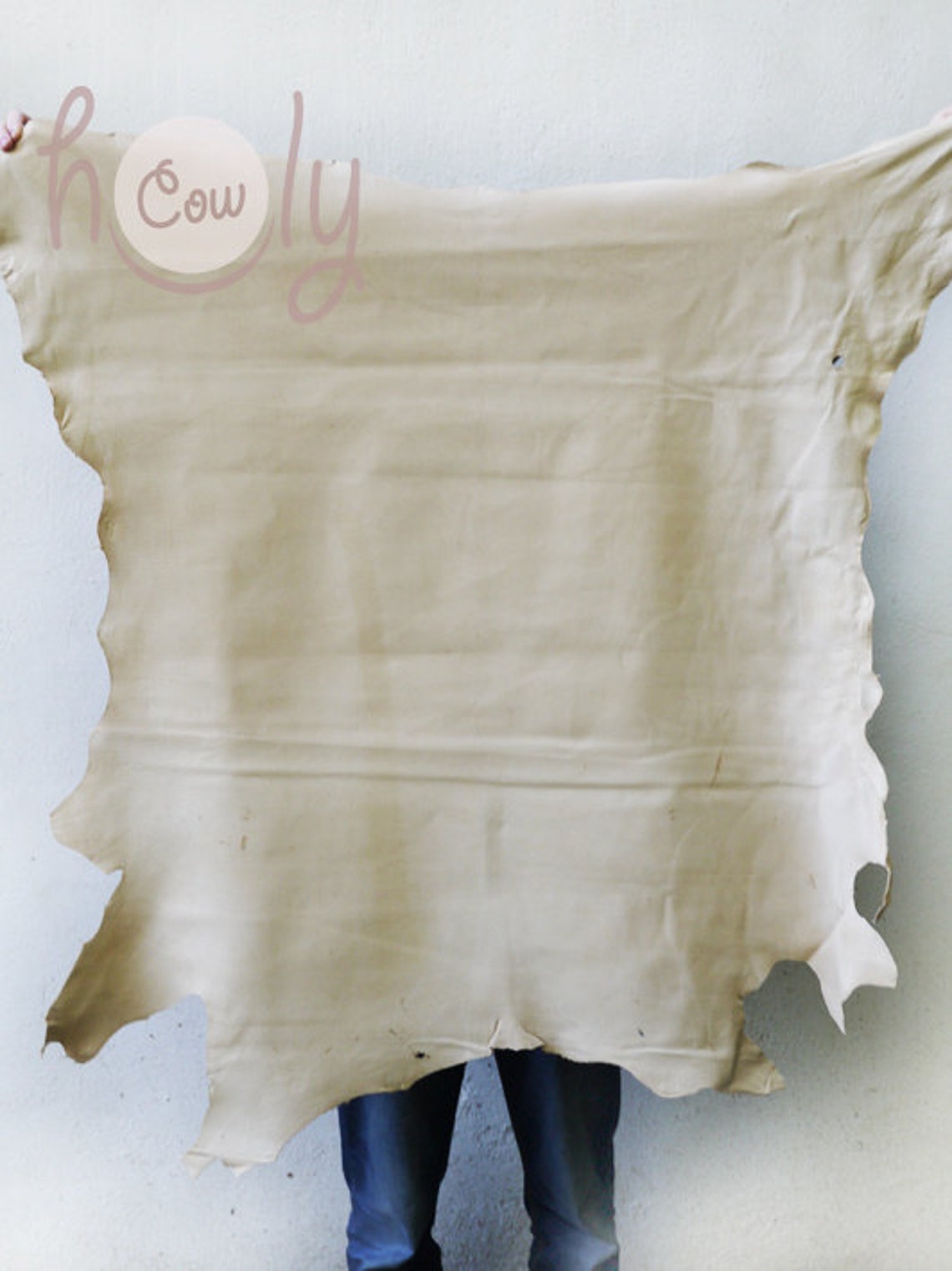 Large Beige Pigskin Leather Hides Pig Skin Leather Hides - Etsy