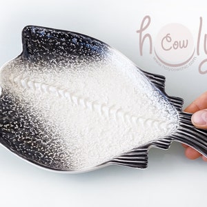Handmade Ceramic Fish Dish, Fish Plate, Ceramic Fish Plate, Cod Fish ...