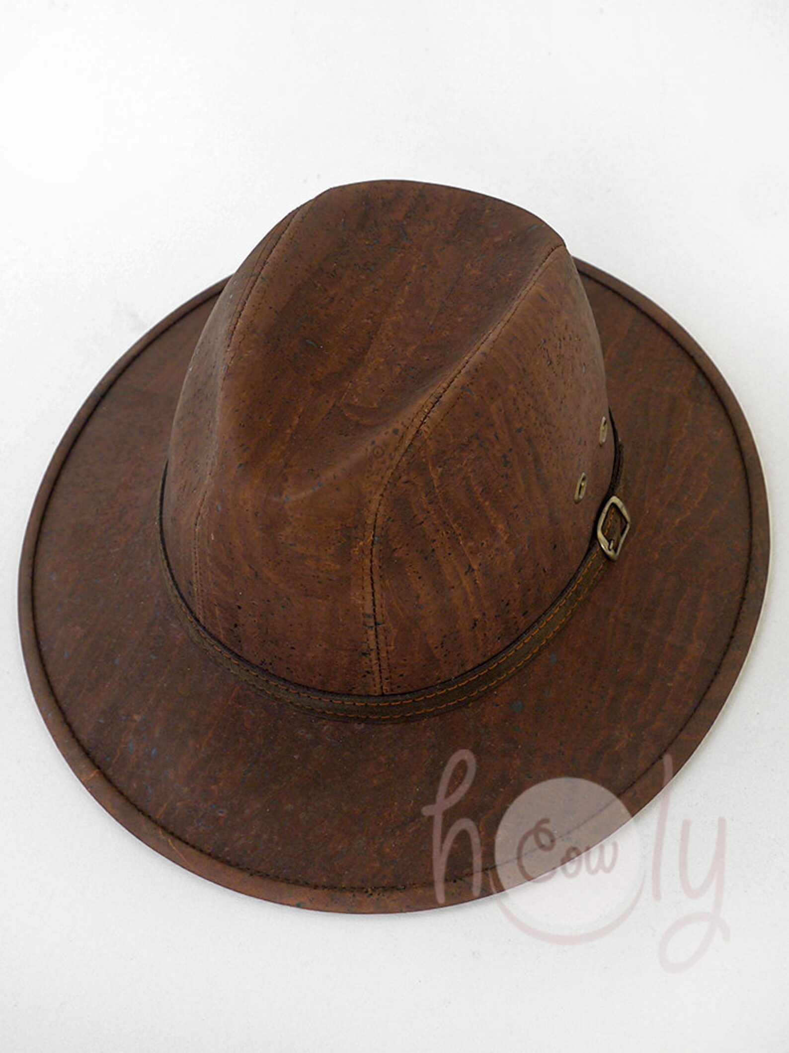 Handmade Eco Friendly Dark Brown Hat Made From Cork Vegan | Etsy