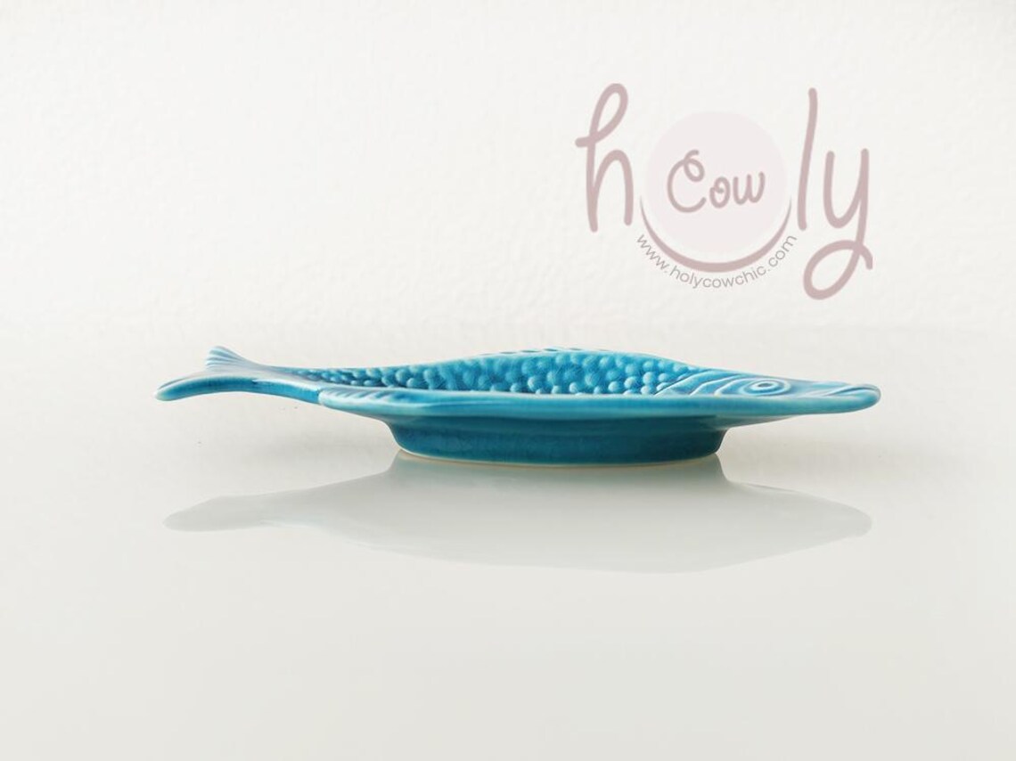Handmade Small Ceramic Fish Dish, Fish Plate, Ceramic Fish Plate, Fish ...