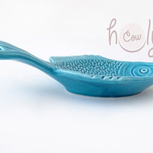 Handmade Ceramic Fish Dish, Fish Plate, Ceramic Fish Plate, Blue Fish ...