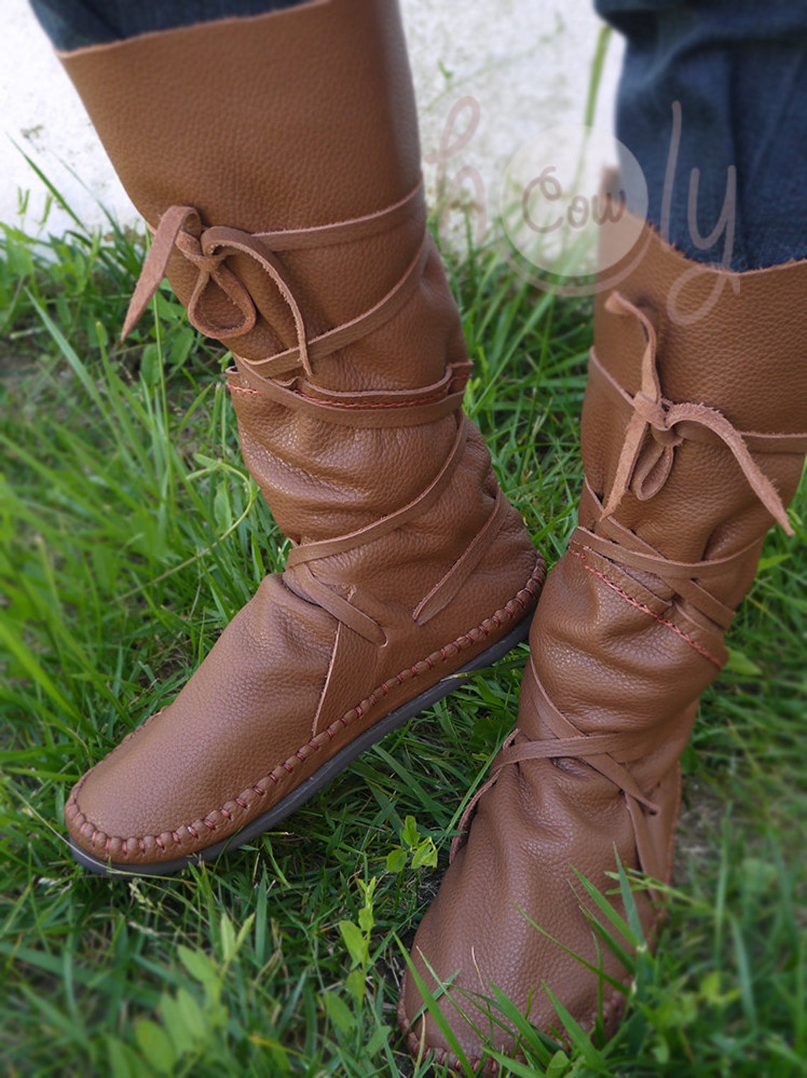 Brown Leather Moccasins Mens Moccasins Womens Moccasins - Etsy Canada