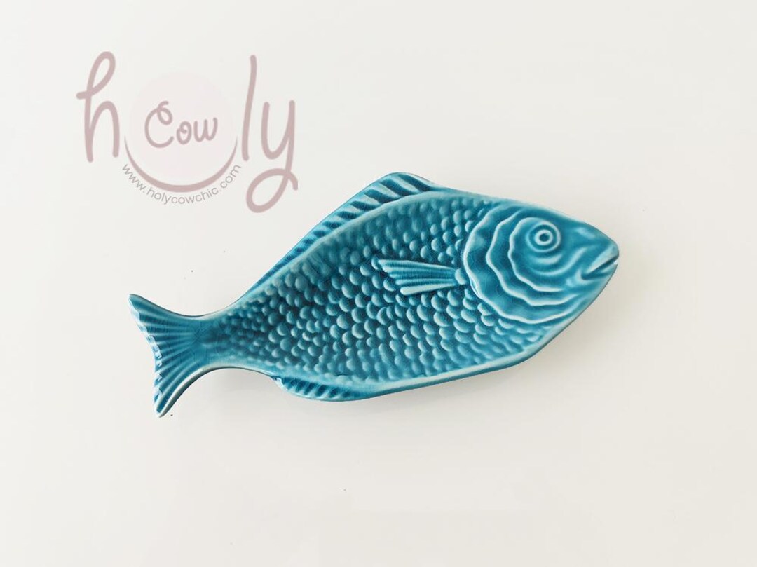 Handmade Small Ceramic Fish Dish, Fish Plate, Ceramic Fish Plate, Fish ...