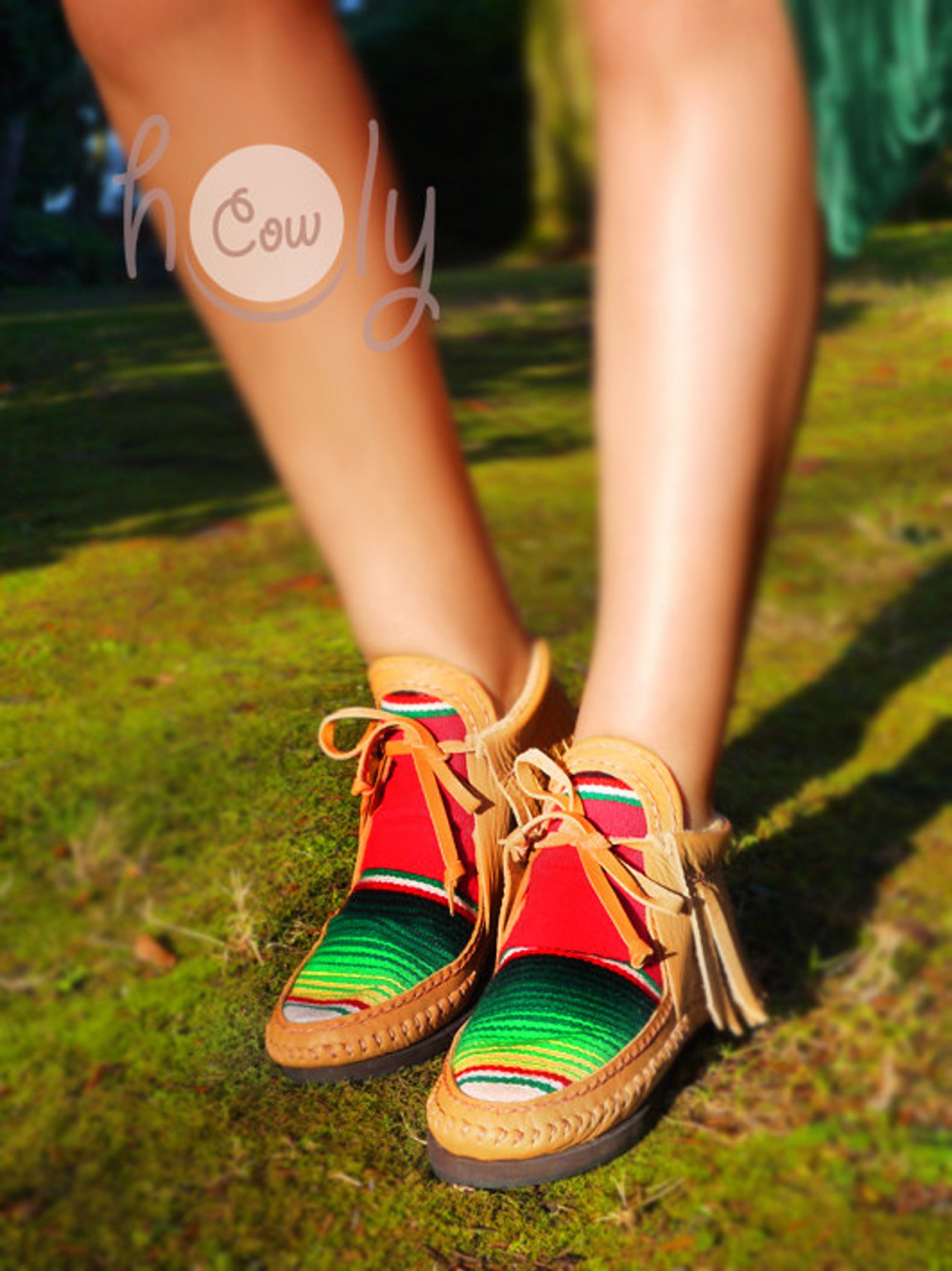 Moccasins Serape Moccasins Womens Moccasins Leather | Etsy