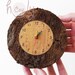 Small Circular Natural Eco Friendly Cork Clock Rustic Clock - Etsy